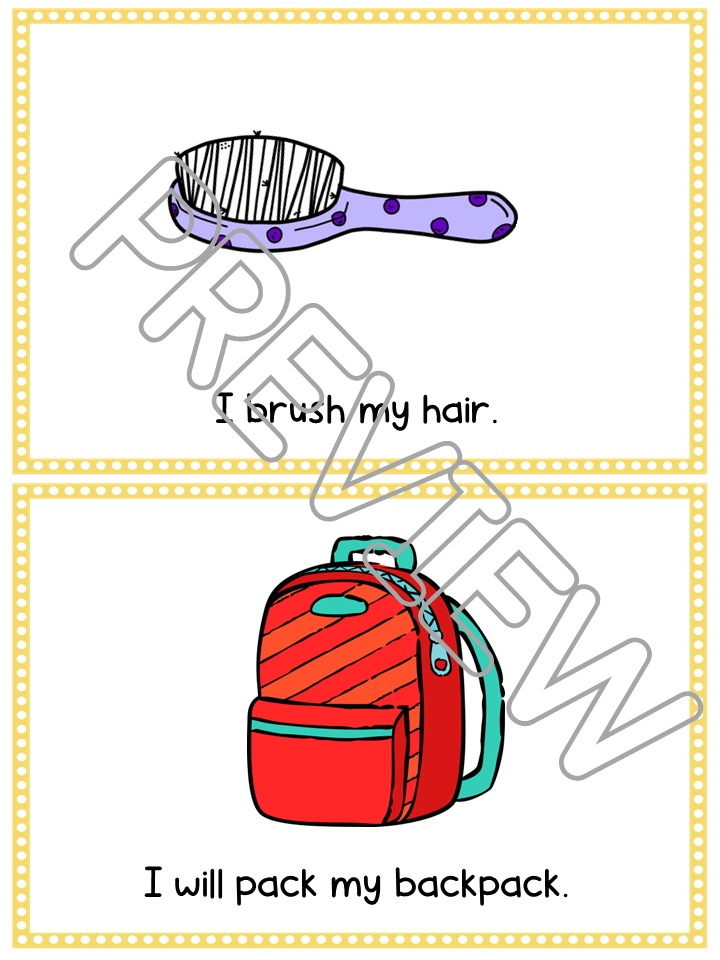 Getting Ready for School, Morning Routine Social Skills Story | Made By ...