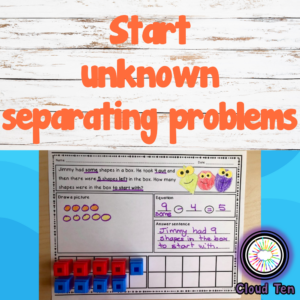 Start unknown separating word problems | Made By Teachers