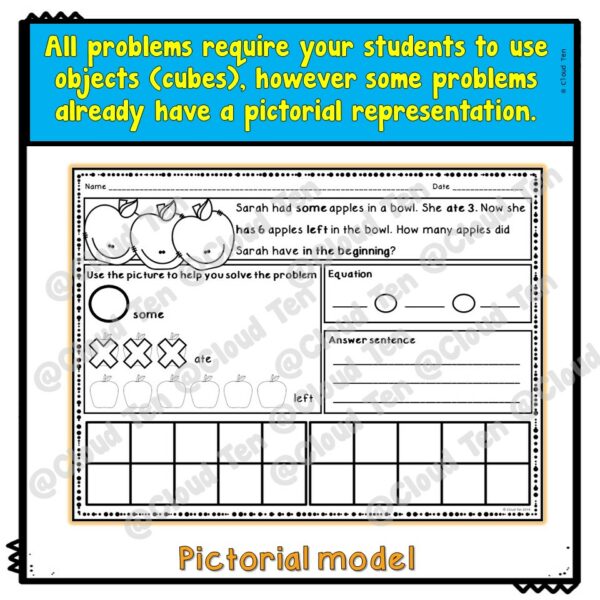 Start unknown separating word problems | Made By Teachers