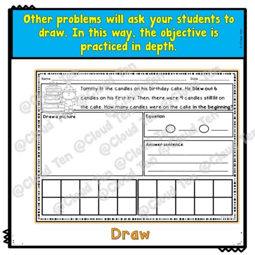 Start unknown separating word problems | Made By Teachers