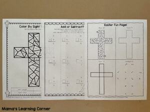 Christian Easter Worksheets for Kindergarten and First Grade | Made By ...