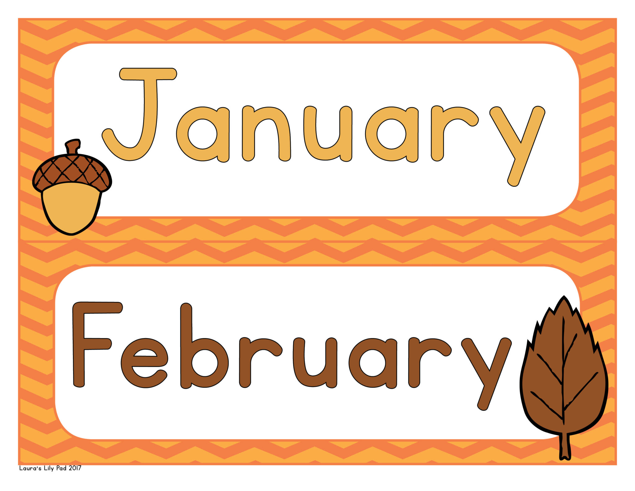 Fall Calendar Set | Made By Teachers