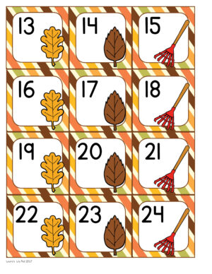 Fall Calendar Set - Made By Teachers