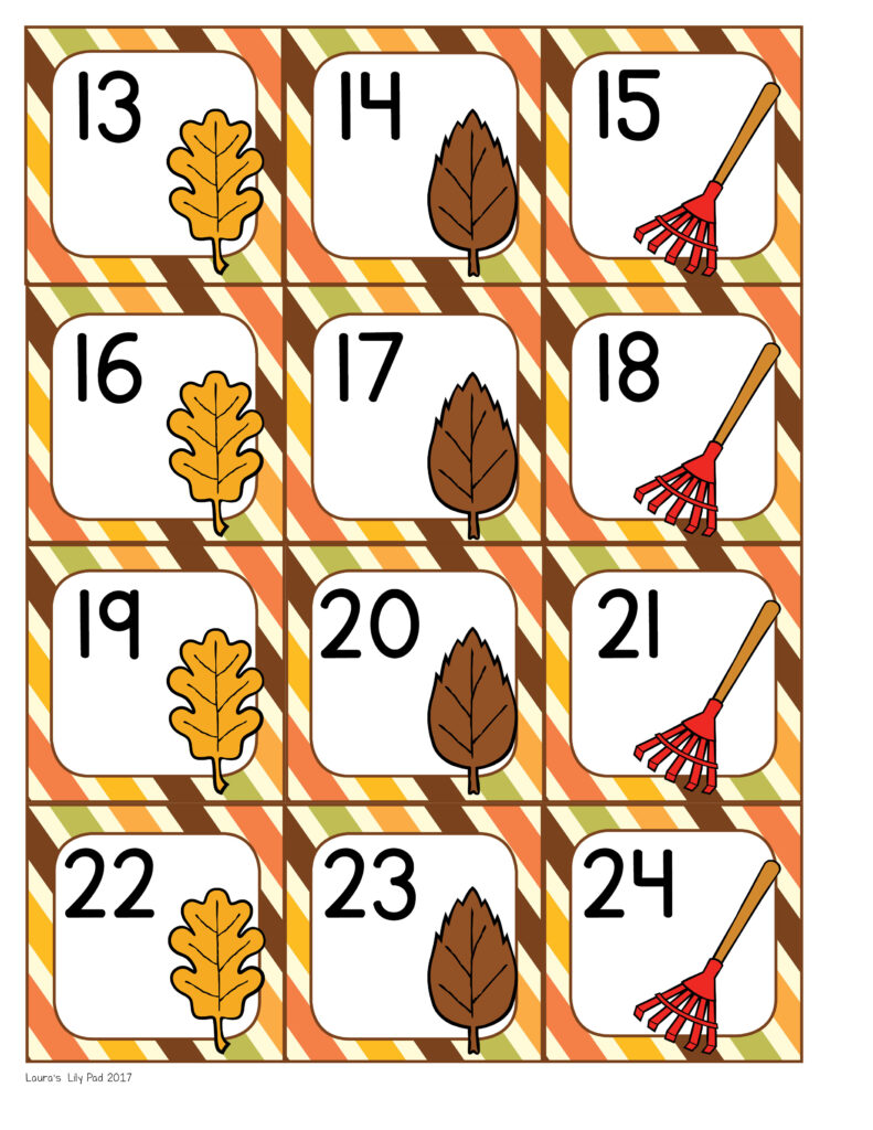 Fall Calendar Set | Made By Teachers