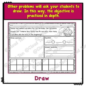 Start unknown joining word problems | Made By Teachers