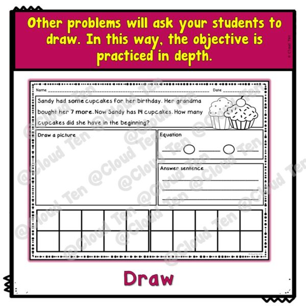 Start unknown joining word problems | Made By Teachers