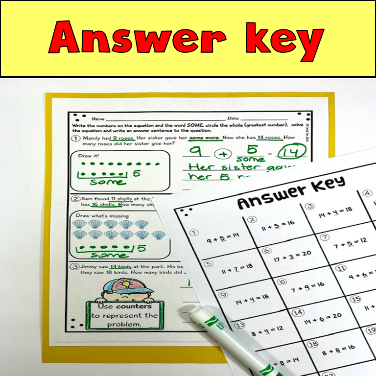 Change unknown joining word problems | Made By Teachers