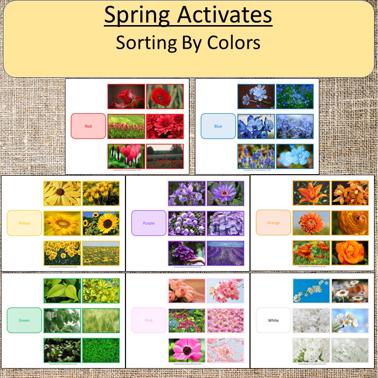 Spring Activities Preschool Montessori Homeschooling | Made By Teachers