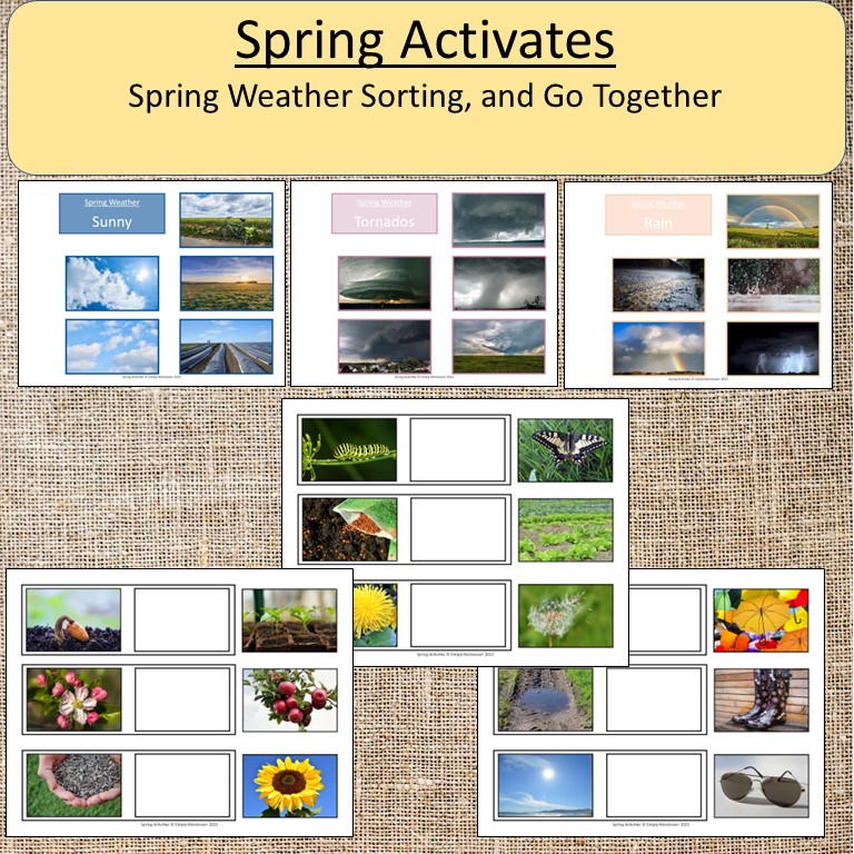 Spring Activities Preschool Montessori Homeschooling | Made By Teachers