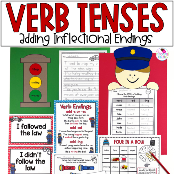 Verb Tense with Inflectional Endings - Grammar Worksheets and ...