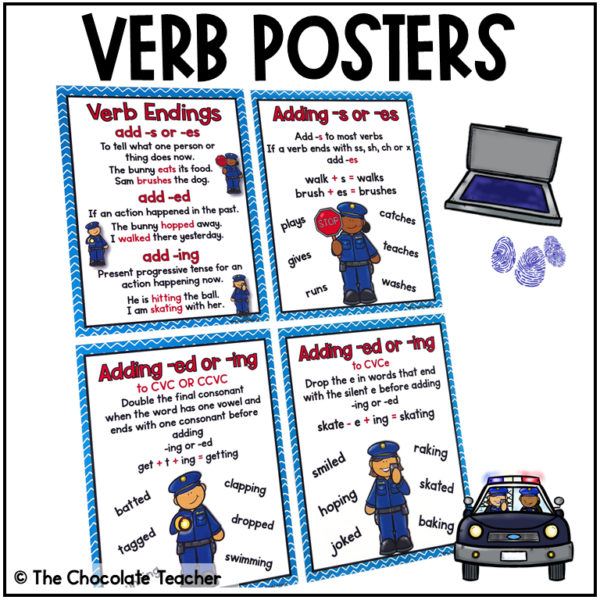 Verb Tense with Inflectional Endings - Grammar Worksheets and ...