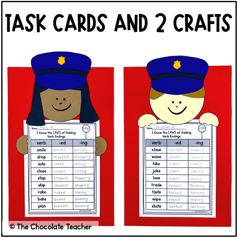 Verb Tense with Inflectional Endings - Grammar Worksheets and ...