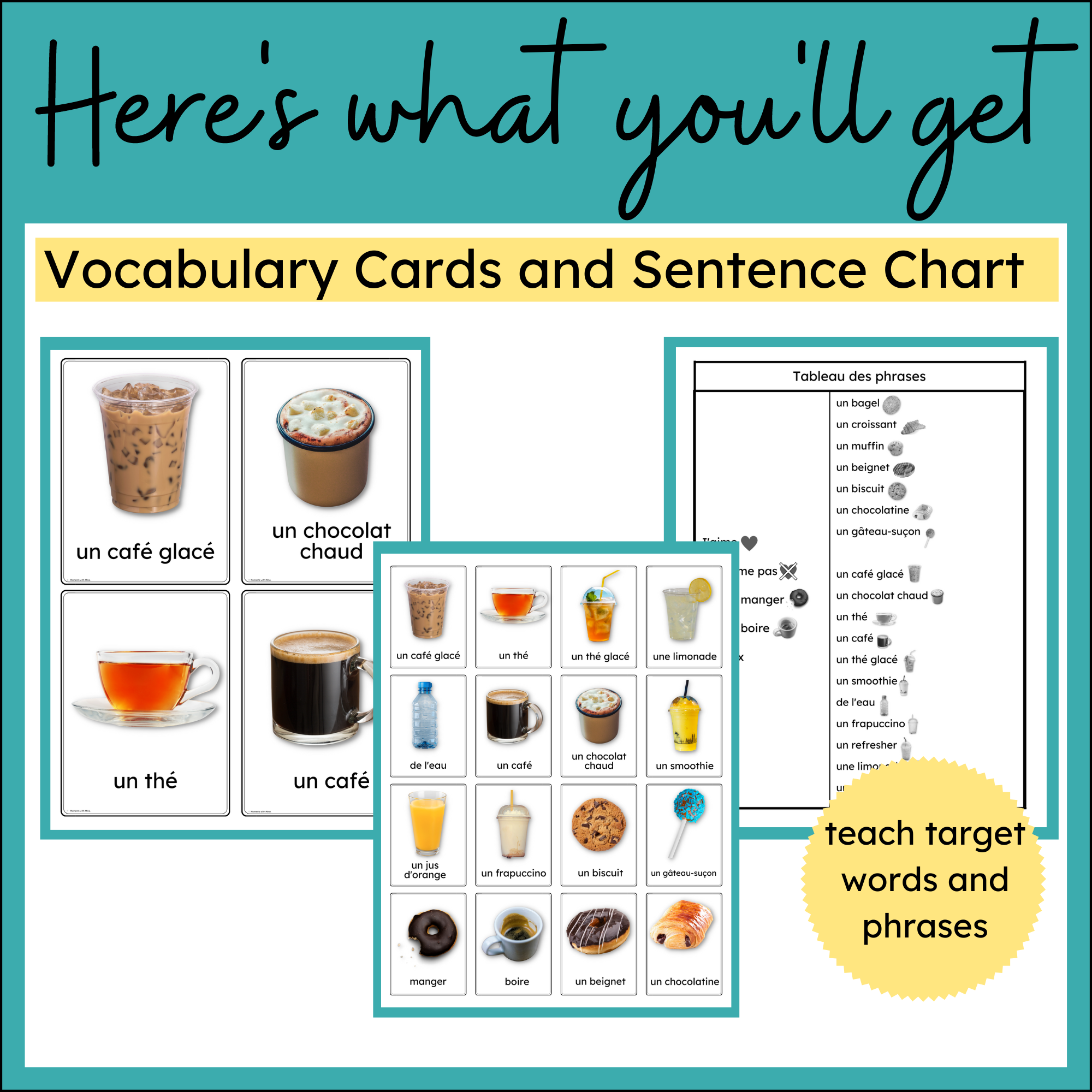 French Au Café Games, Worksheets, and Puzzles | Made By Teachers