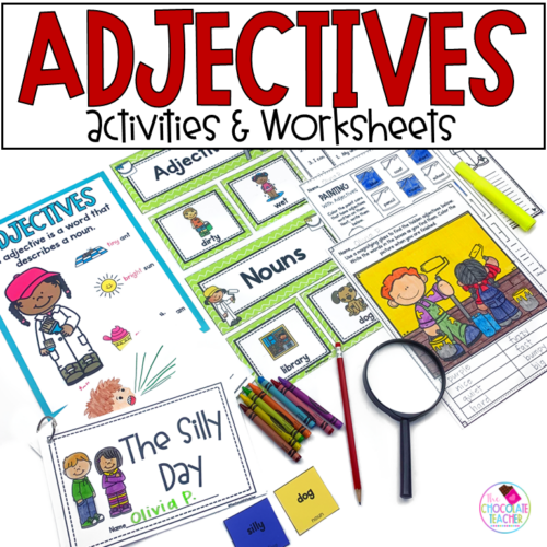 Adjectives 1st Grade Grammar Worksheets and Activities | Made By Teachers
