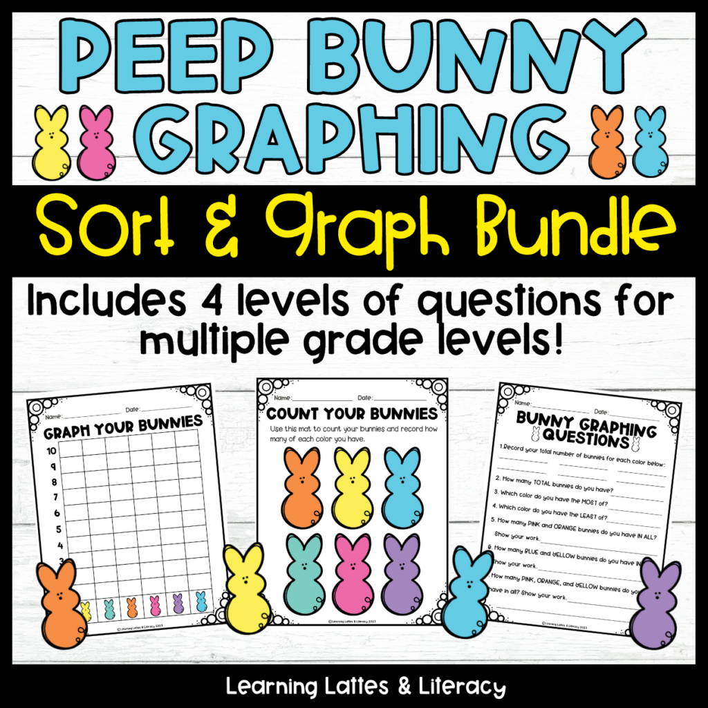 Peeps Math Activity Easter Bunny Graphing Candy Sorting Math Activities ...