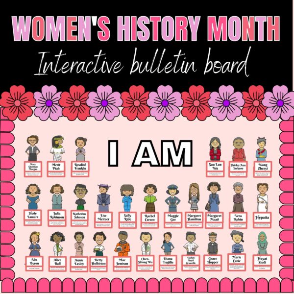 Women's History Month Bulletin Board | Women In STEM Interactive ...