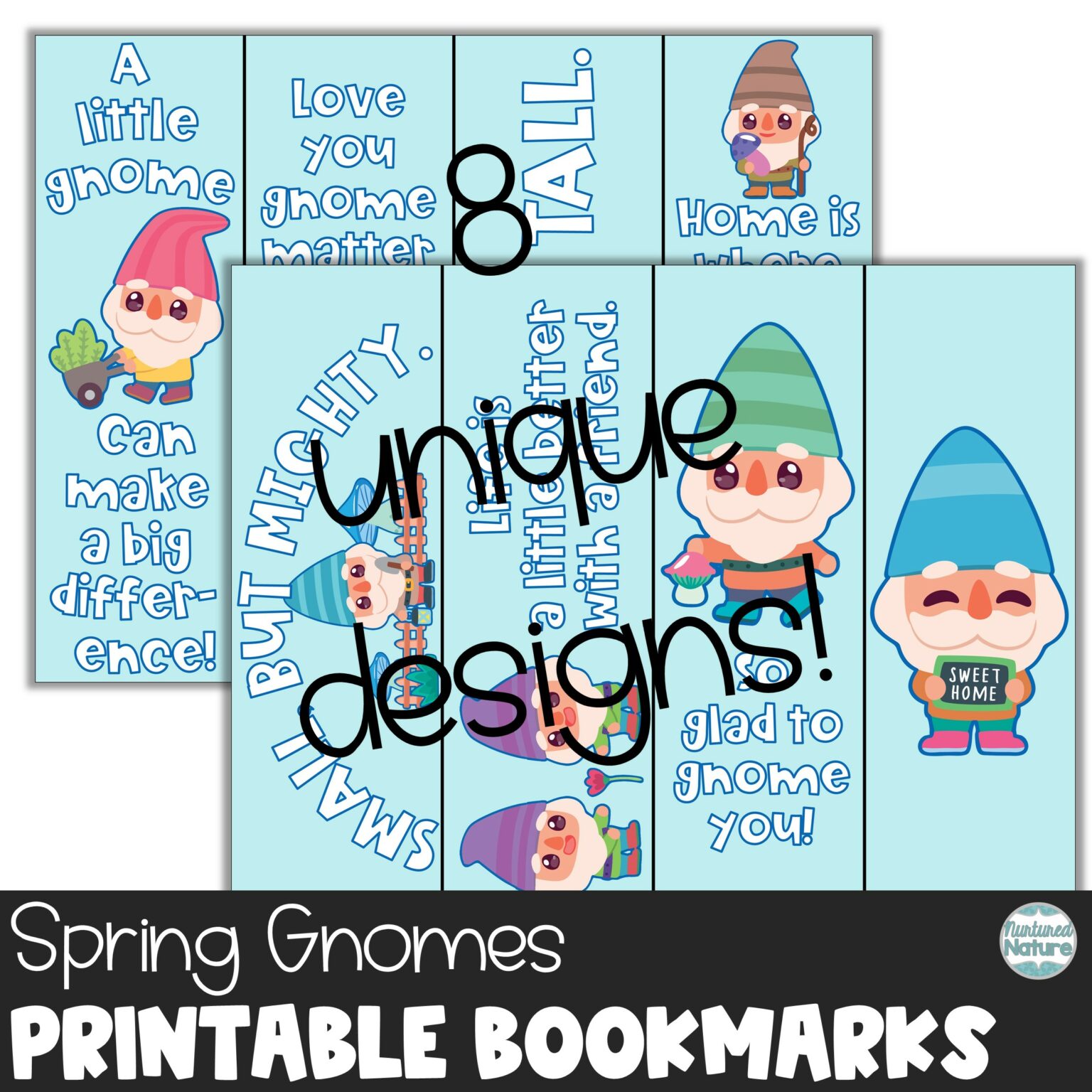 Spring Gnome Bookmarks | Made By Teachers