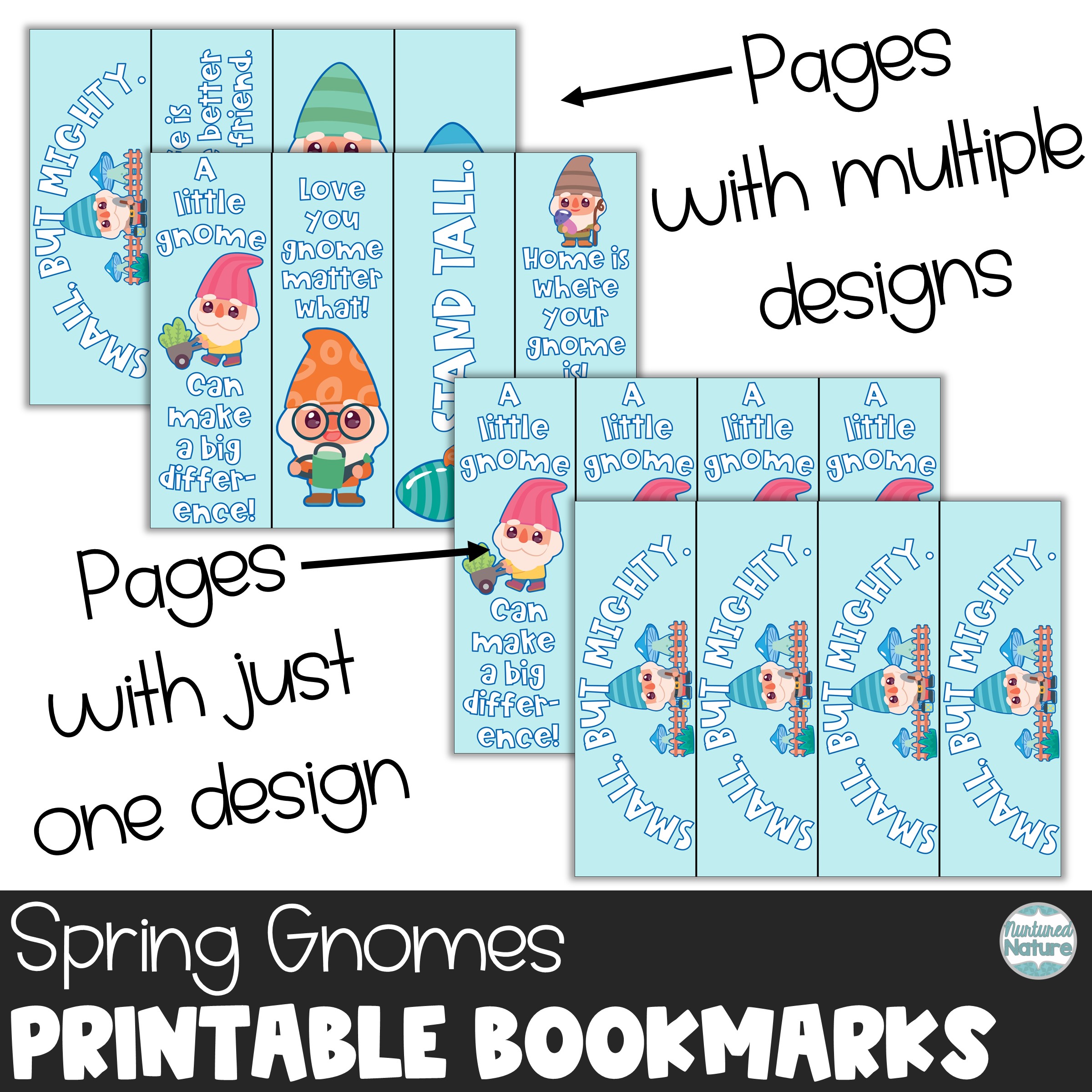 Spring Gnome Bookmarks | Made By Teachers