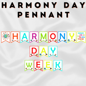Harmony Day Pennant, Harmony Day decoration, Celebrate Harmony | Made ...