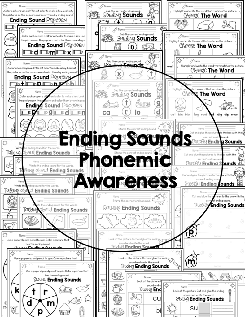 Ending Sounds Phonemic Awareness No-Prep | Made By Teachers