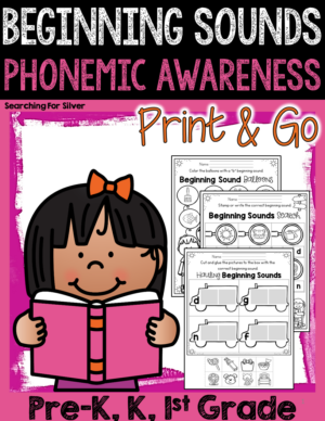 Beginning Sounds Phonemic Awareness No-Prep | Made By Teachers