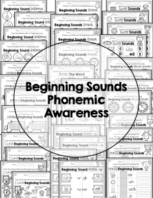 Beginning Sounds Phonemic Awareness No-Prep | Made By Teachers