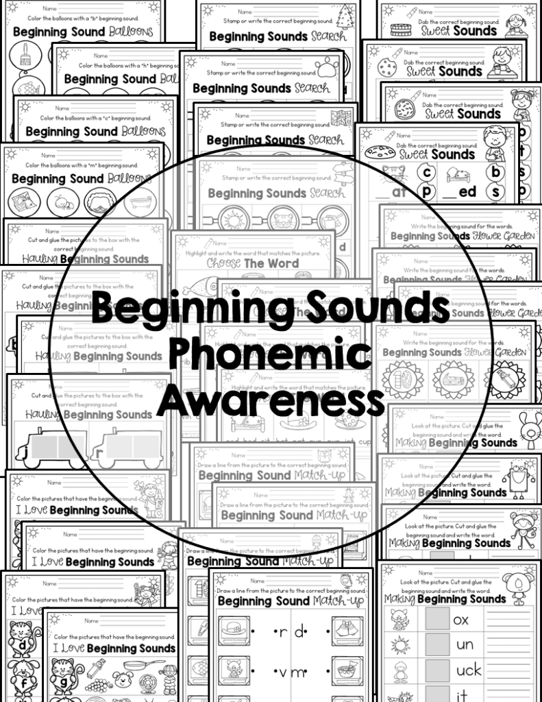 Beginning Sounds Phonemic Awareness No-Prep | Made By Teachers