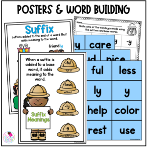 Suffixes FUL LESS LY Y - 1st Grade Grammar Worksheets and Activities ...