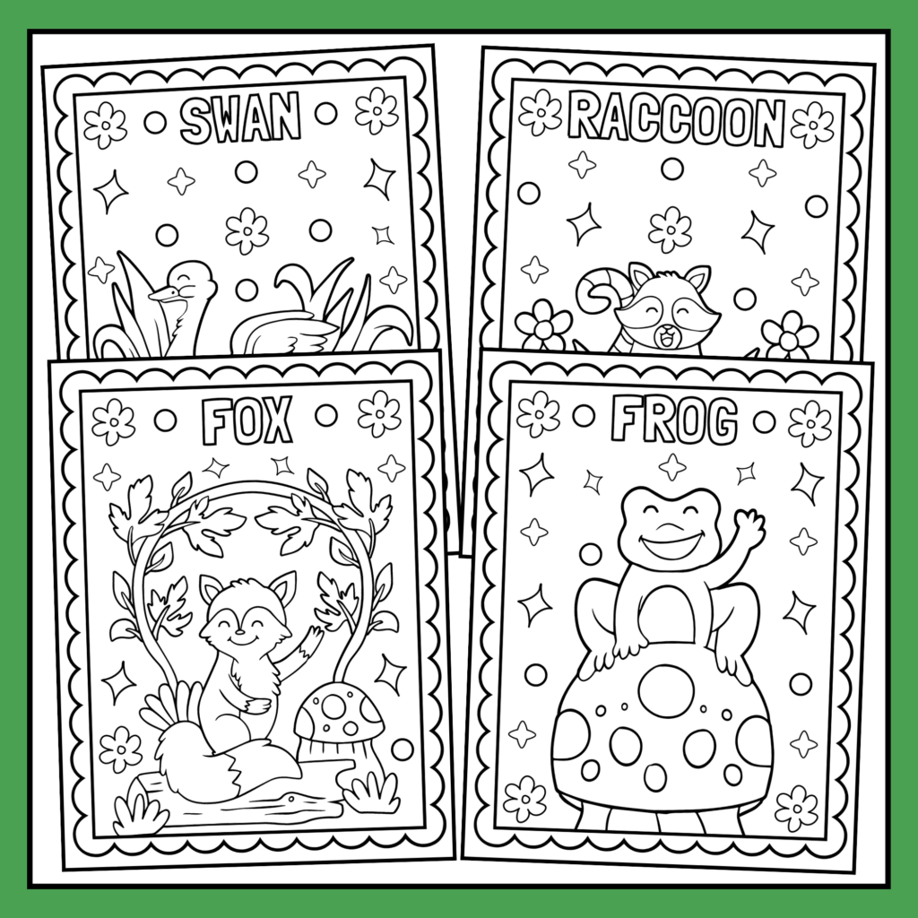 Spring Animals Coloring Pages | Spring Coloring Pages | Spring Coloring ...