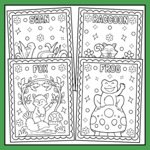 Spring Animals Coloring Pages | Spring Coloring Pages | Spring Coloring ...