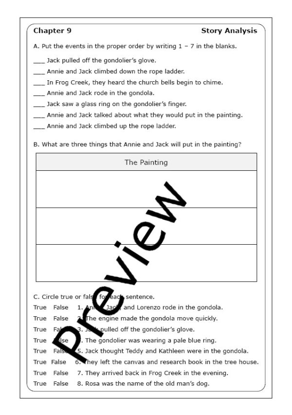 Merlin Mission #5 "Carnival at Candlelight" worksheets | Made By Teachers