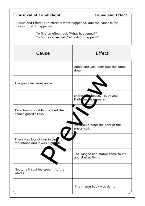 Merlin Mission #5 "Carnival at Candlelight" worksheets | Made By Teachers