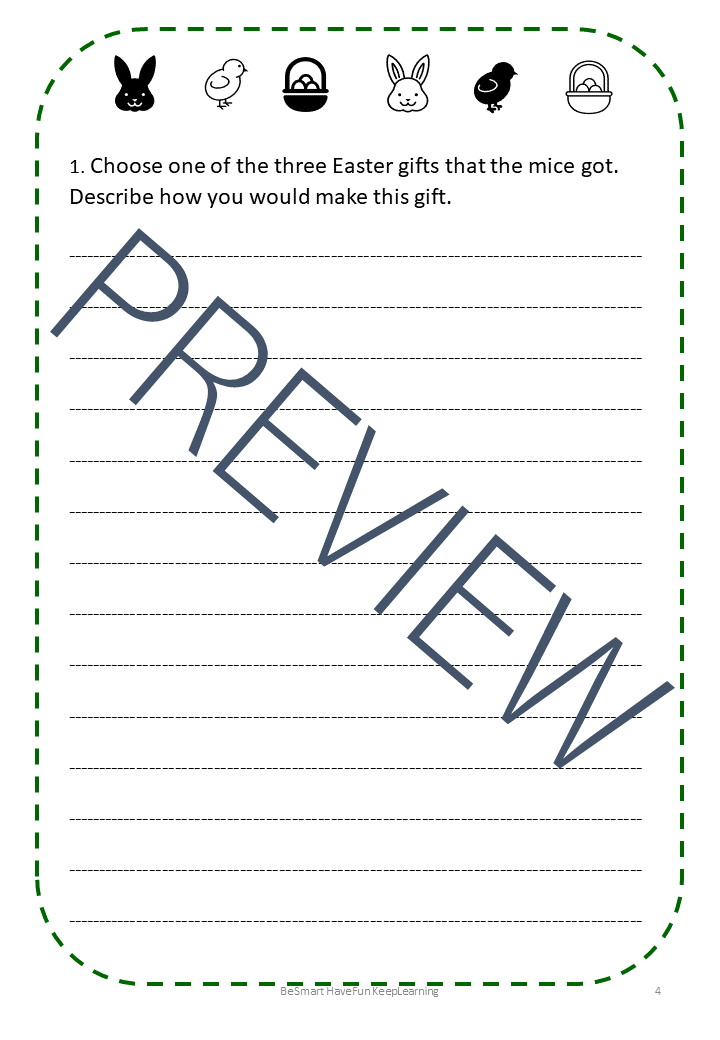 Easter Short Stories and Writing Prompts - Family Mouse | Made By Teachers