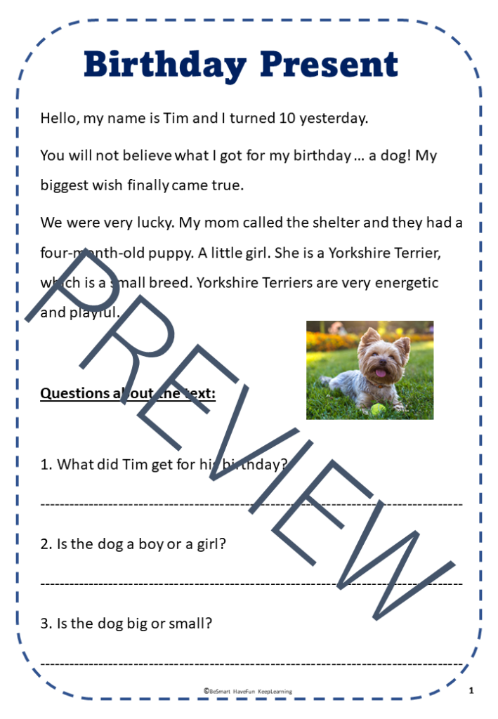 Animal Short Stories - Reading Comprehension Passages | Made By Teachers