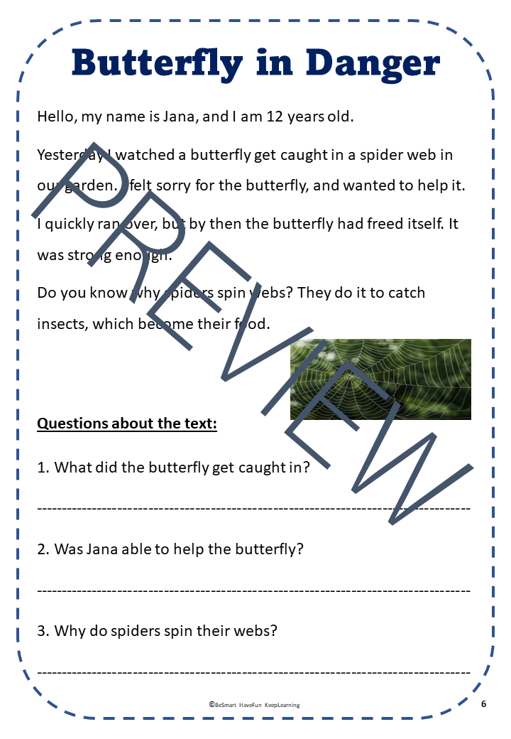 Animal Short Stories - Reading Comprehension Passages | Made By Teachers