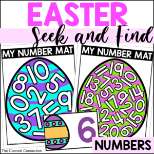 Easter Number Seek and Find Mats with Easter Eggs | Made By Teachers