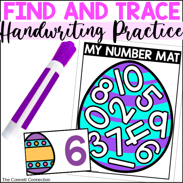 Easter Number Seek and Find Mats with Easter Eggs | Made By Teachers