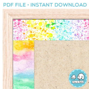 Pastel Rainbow Watercolor Bulletin Board Borders - Spring Classroom ...