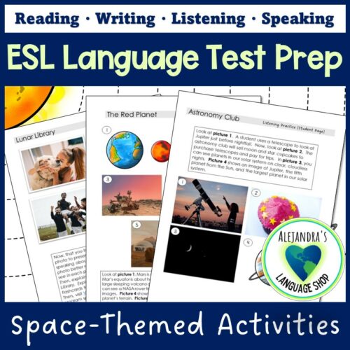 ESL State Language Test Prep Bundle | Made By Teachers