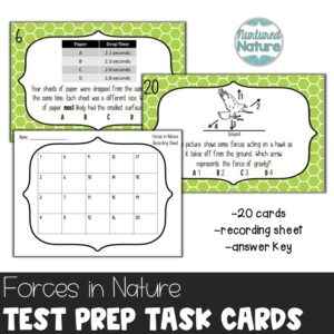 Gravity - Science Review Test Prep Task Cards – Digital and Print ...