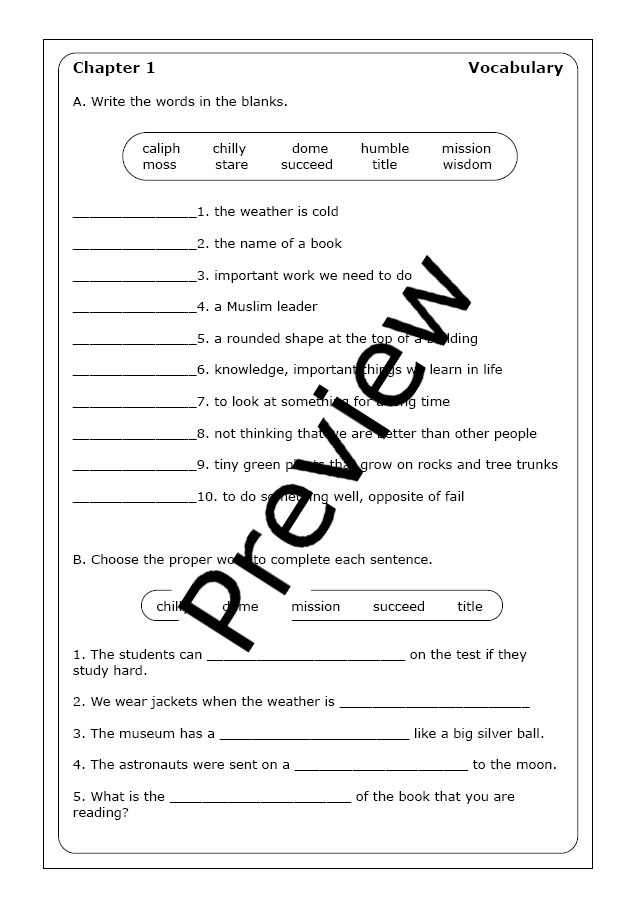 Merlin Mission #6 "Season of the Sandstorms" worksheets | Made By Teachers