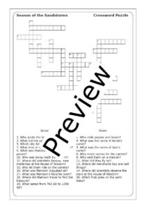 Merlin Mission #6 "Season of the Sandstorms" worksheets | Made By Teachers