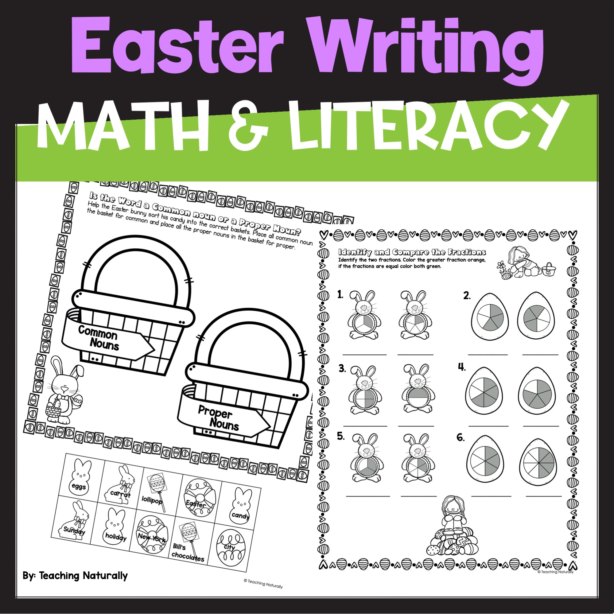 Easter Math, Literacy, Writing Activities Worksheets | Made By Teachers