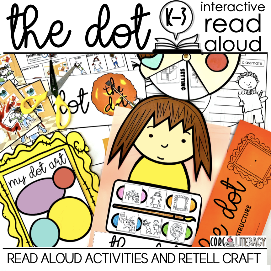 The Dot by Peter Reynolds Interactive Read Aloud Activities ...