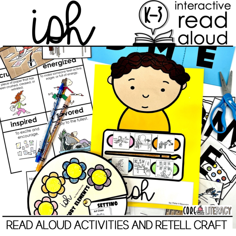 Ish by Peter Reynolds Interactive Read Aloud Activities | Reading ...