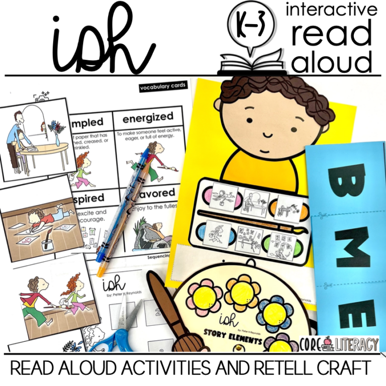 Ish by Peter Reynolds Interactive Read Aloud Activities | Reading ...