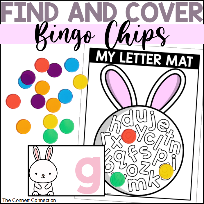 Easter Alphabet and Number Seek and Find Mats with Rabbit | Made By ...