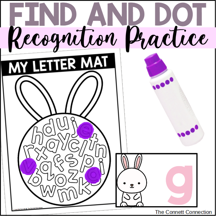 Easter Alphabet and Number Seek and Find Mats with Rabbit | Made By ...
