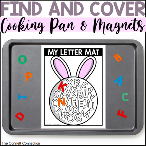 Easter Alphabet and Number Seek and Find Mats with Rabbit | Made By ...