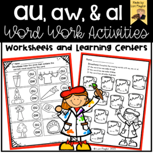 au, aw, al Word Work Activities | Made By Teachers